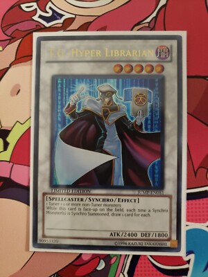 Yugioh TCG T.G. Hyper Librarian JUMP-EN051 Limited Edition Ultra Rare ...