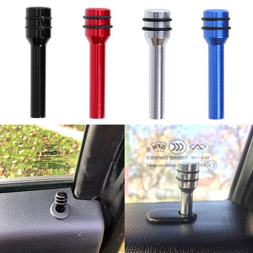 2X Aluminum Universal Car Interior Door Lock Stick Knob Pull Pin Lift ...