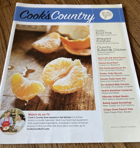 Cook’s Country TV America’s Test Kitchen Recipe Book Cookbook ...