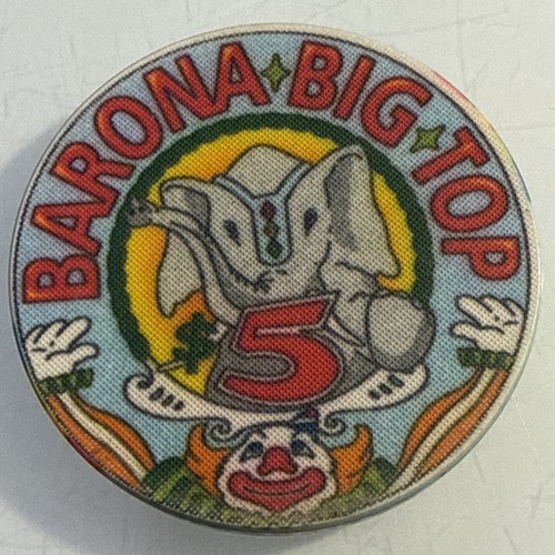 BARONA BIG TOP CASINO $5 CASINO CHIP CALIFORNIA COMBINE SHIPPING | eBay
