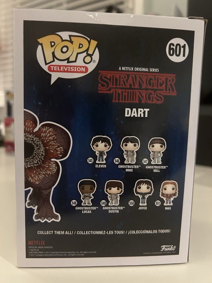 Dart (Demogorgon) Pop #601 Closed Mouth Stranger Things Chase Limited ...