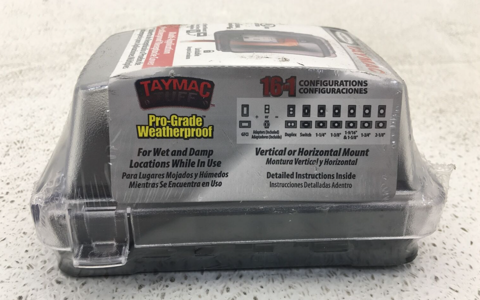 MM410C TAYMAC MULTI APPLICATION WEATHERPROOF RECEPTACLE COVER ...
