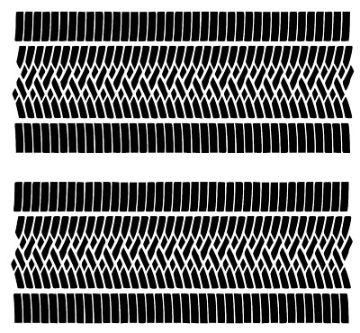 Tyre Tread Car Decals / Stickers | eBay UK