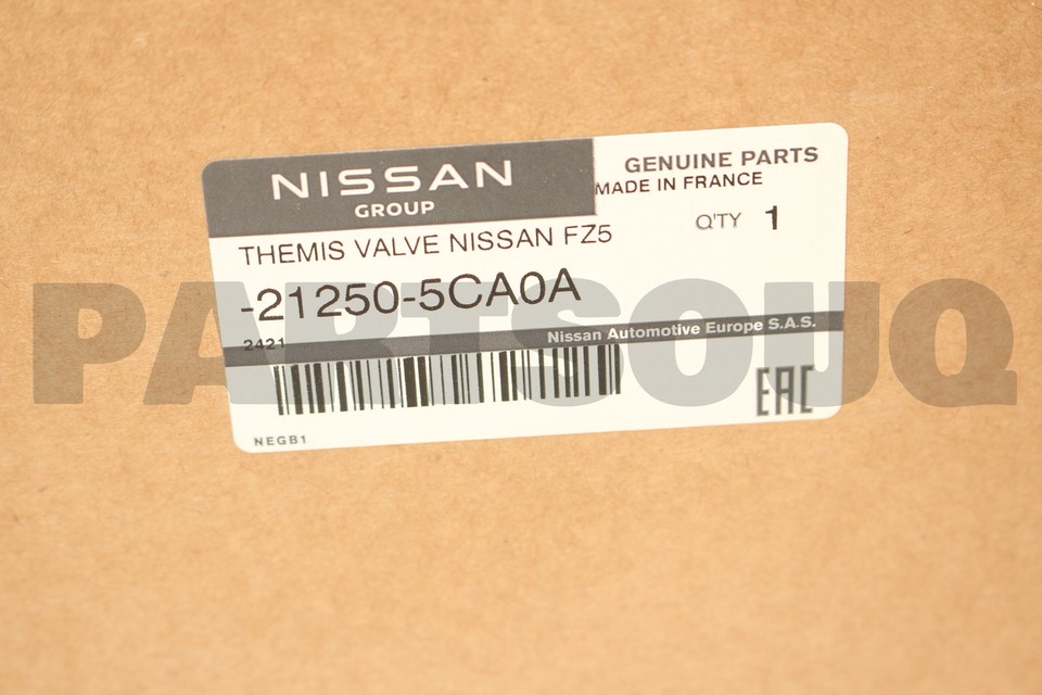 212505CA0A Genuine Nissan VALVE ASSYWATER 21250-5CA0A | eBay