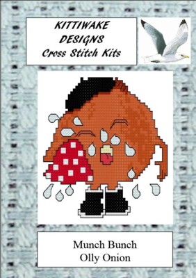 Munch Bunch - Olly Onion Cross Stitch Kit Kittiwake Beginners Kit | eBay UK