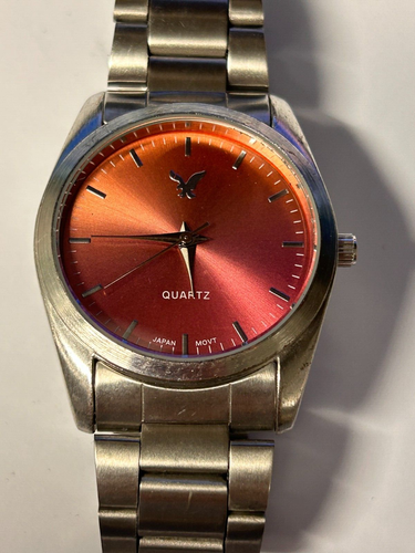 Working Ladies Silver American Eagle Outfitters Quartz Watch ET | eBay ...