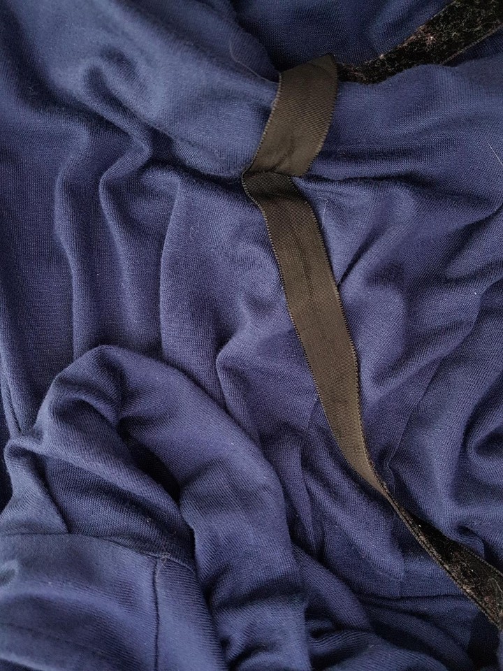 ZARA BASIC Womens Mini Dress M Navy Blue Short Sleeve Short U-neck ...