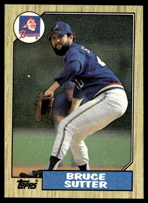 1987 Topps Bruce Sutter Atlanta Braves #435 | eBay