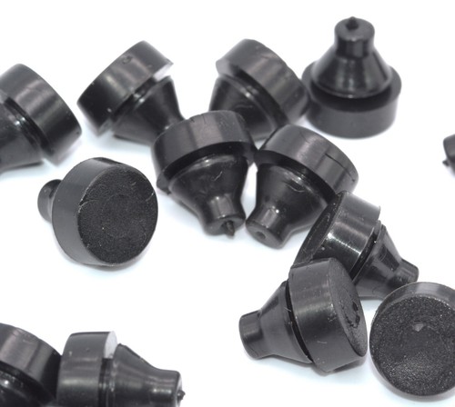 Automotive Push-In Rubber Bumper Pads 5/16” Hole X 1/2” OD x 3/16 ...