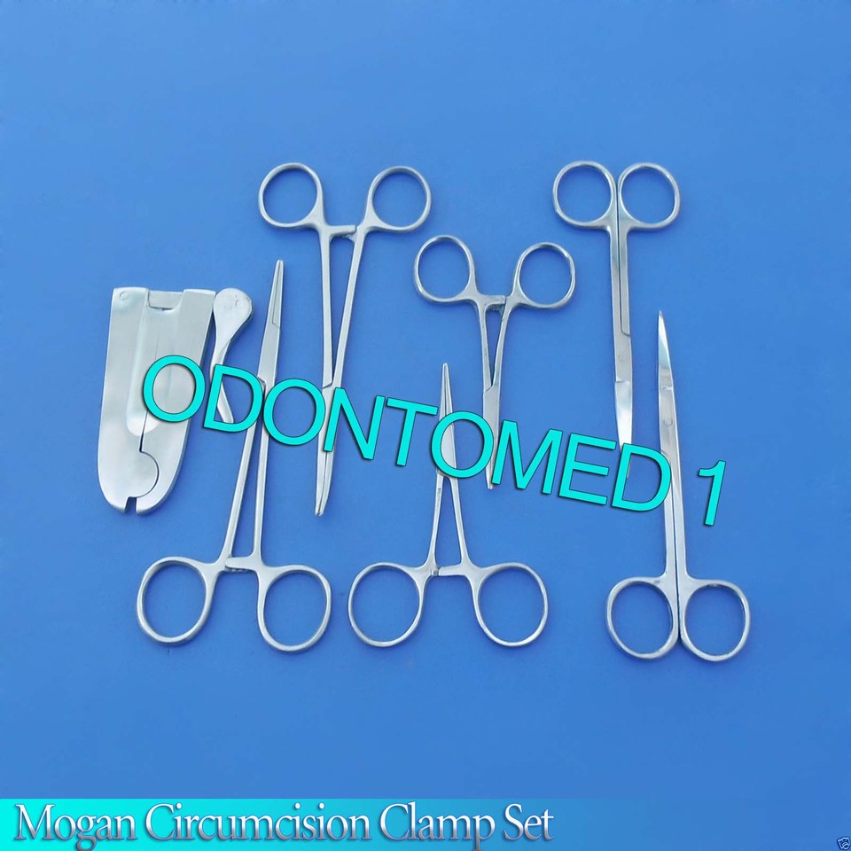 6 Pieces Mogan Circumcision Clamp Set OB-GYN UroIogy Surgical ...