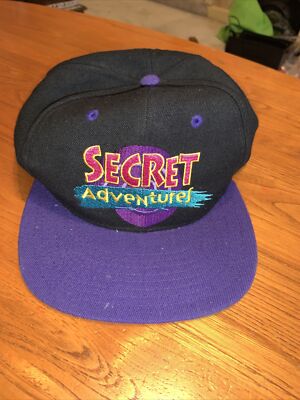 Vintage Secret Adventures 90s Snapback Baseball Hat Cap Kids Christian ...