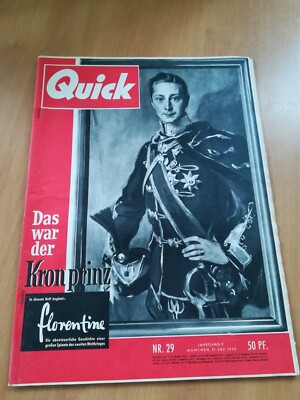 QUICK / Nr.29 / 1956 Zeitschrift / Illustrierte /Nostalgie | eBay.de