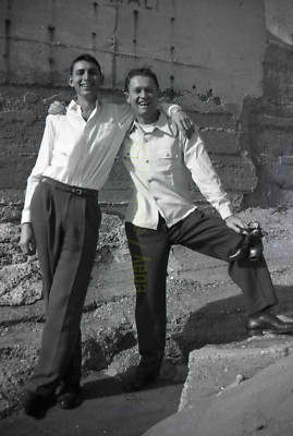 Two Guys / Best Friends - c1940-50s - Vintage Negative | eBay