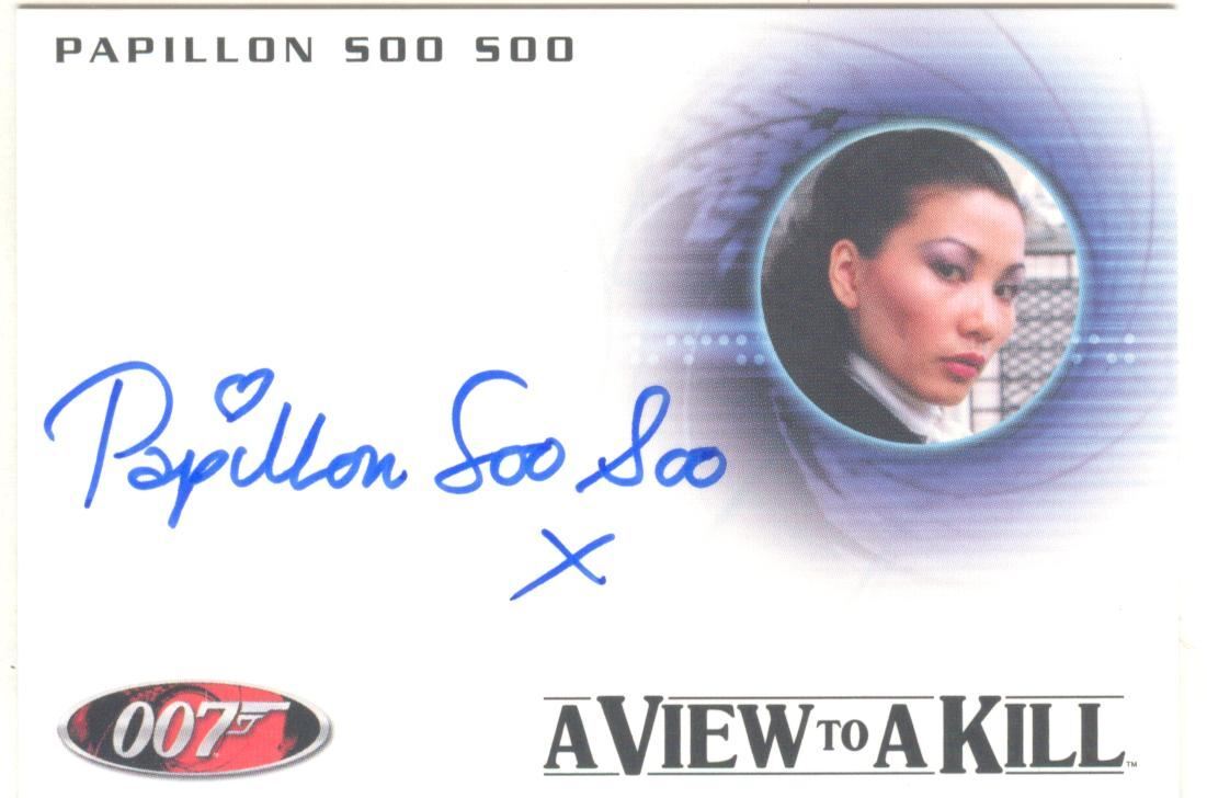 James Bond Heroes & Villains Autograph Card A149 Papillon Soo Soo | eBay