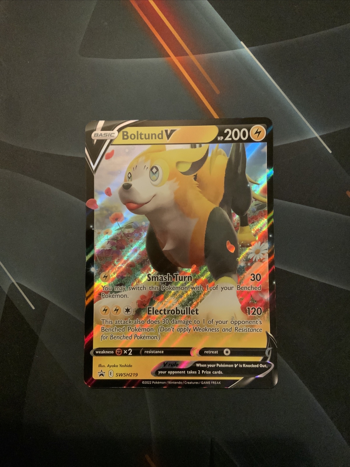 Pokémon Card - Boltund V - JUMBO - MINT - Black Star Promo | eBay