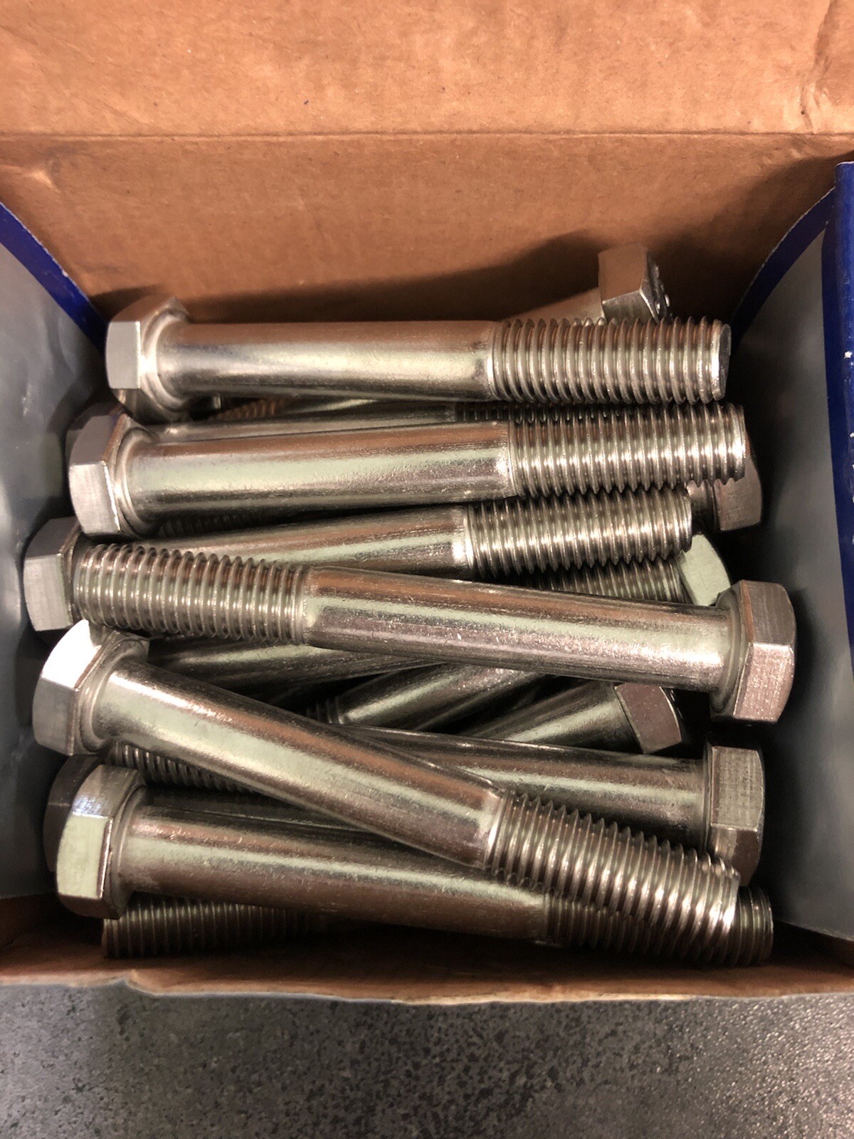 Hex Bolt M12 (12mm)X90mm Box of 25 Metric Coarse 316 Stainless Steel ...