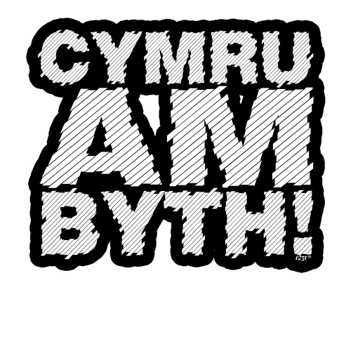 2 x Large Car Stickers - cymru am byth Decal Bumper Truck Laptop Window ...