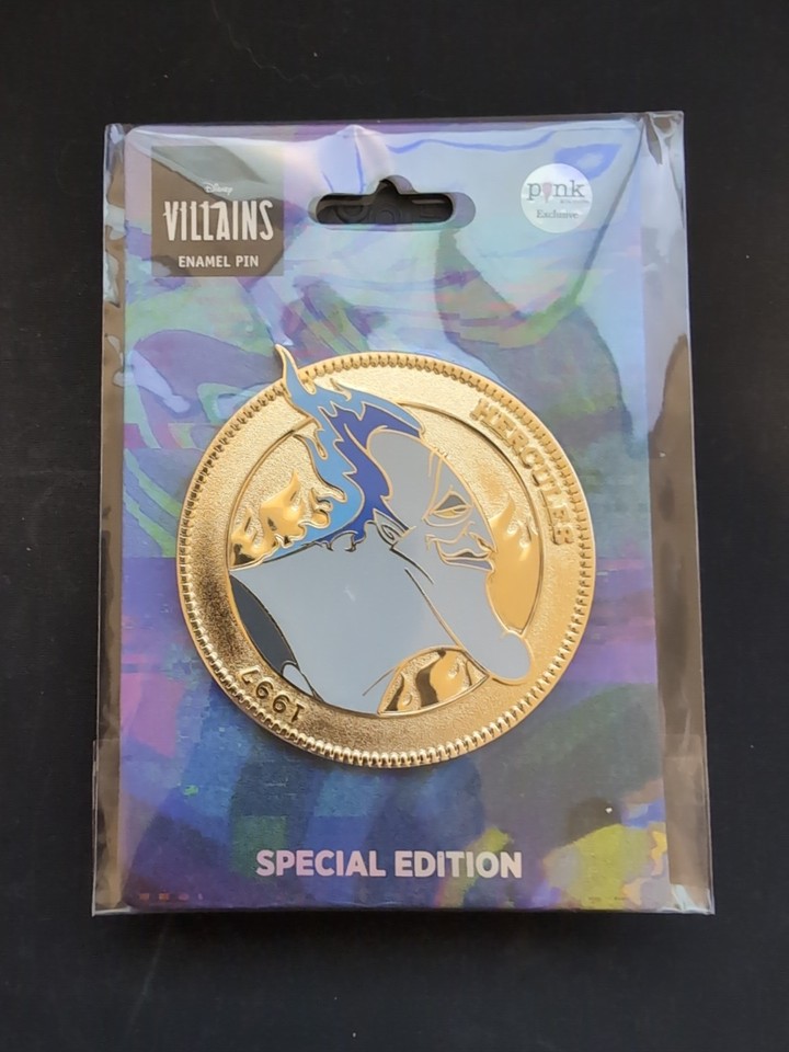 Hades Coin LE300 Pink a la Mode PALM Pin 3" Disney Hercules NEW | eBay