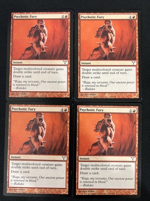 Psychotic Fury Dissension Regular X4 | eBay