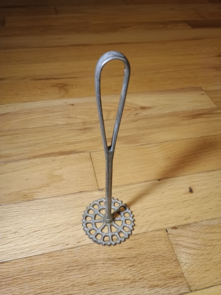 Vintage Metal Potato Masher Farm House Prop Ranch Kitchen Collectible ...
