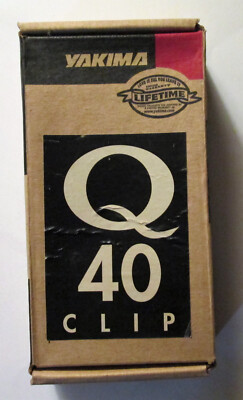 YAKIMA Q40 Q CLIPS # 40 NEW IN BOX. COMPLETE WITH 2 PADS AND STICKERS ...