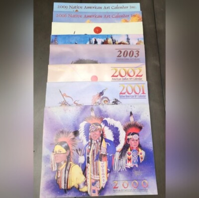 2000-2006 & 2009 Vintage Native American Art Calendars | eBay