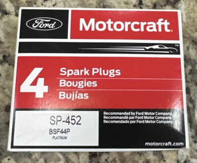 Set Of 4 Platinum Spark Plugs Motorcraft SP-452 BSF44P | eBay