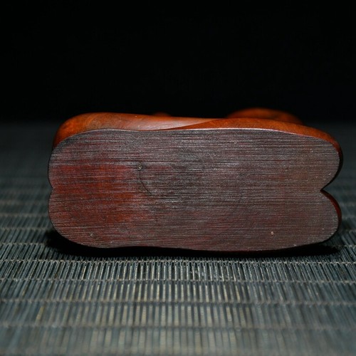 Exquisite Old Chinese boxwood handcarved character lovers tea spatula ...