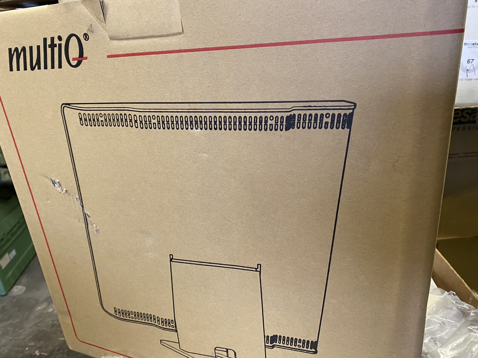 Multiq Monitor MQ219 Blue TFT 19" FPD130843R1A G-13 | eBay