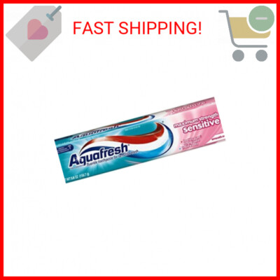 Aquafresh Maximum Strength Toothpaste for Sensitive Teeth, Smooth Mint ...