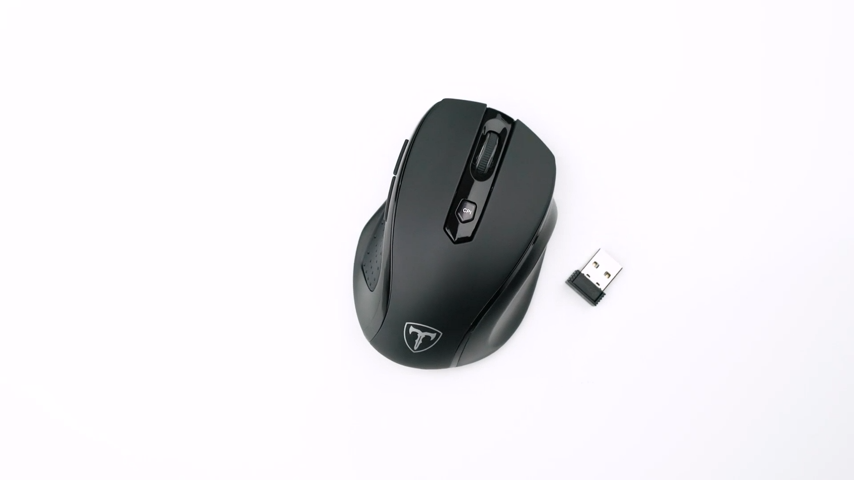VicTsing Wireless Gaming Mouse Ergonomic 5 Adjustable DPI Levels 6 ...