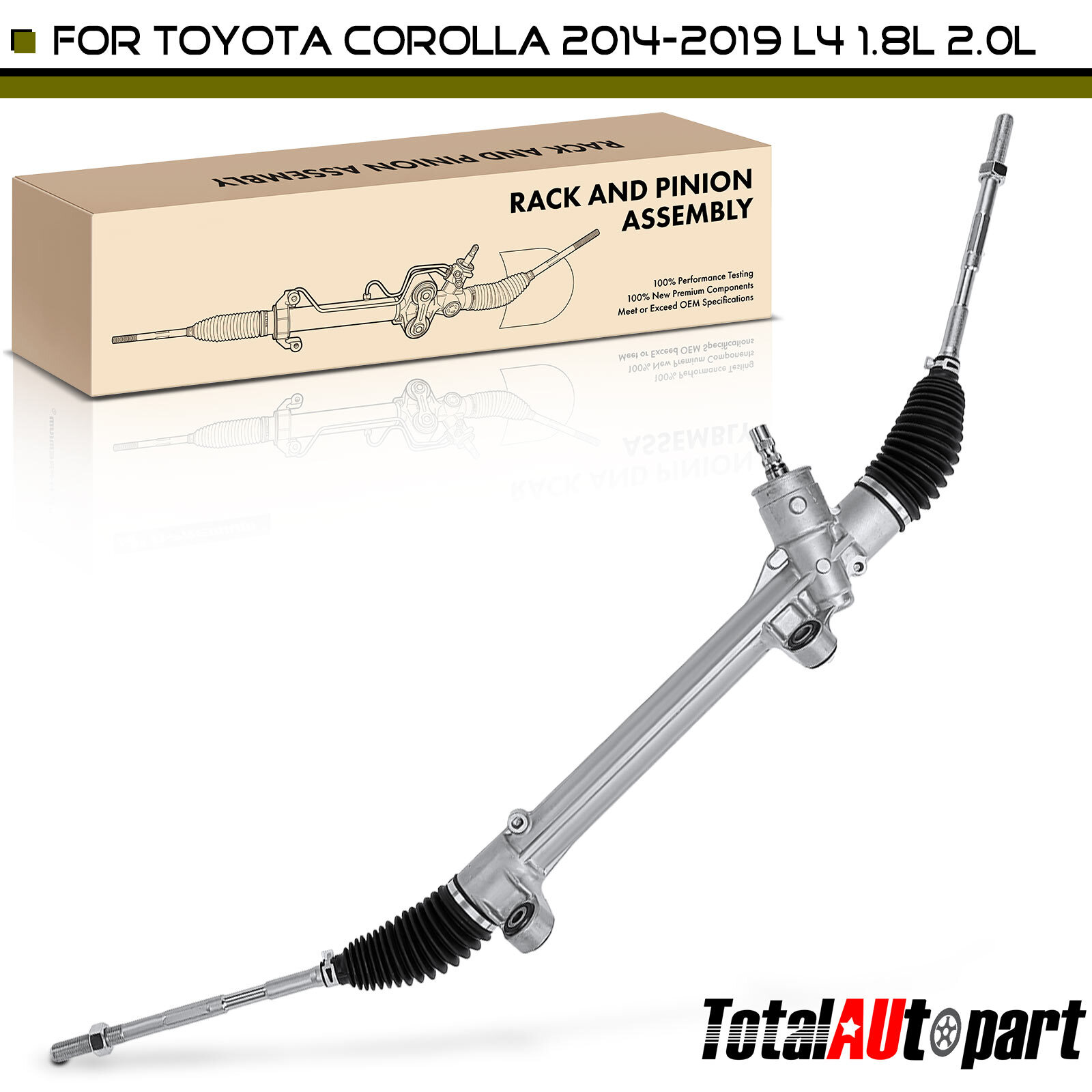 New Power Steering Rack & Pinion Assembly for Toyota Corolla 2014 2015 ...