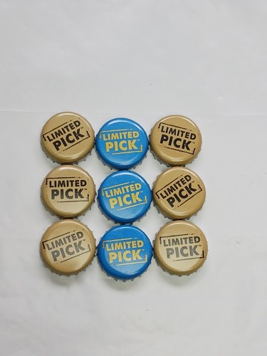 Lot of 9 Bottle Caps Redds Limited Pick Beer Crown No Dents Crafts Man ...