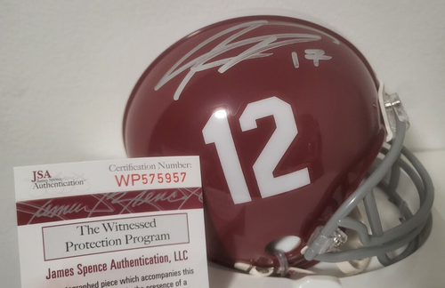 KENYAN DRAKE ALABAMA COLLEGE SIGNED AUTOGRAPHED AUTO MINI HELMET JSA | eBay