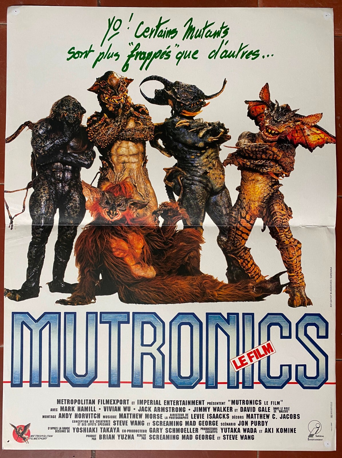 Poster Mutronics Guyver Greg Joung Paik Jimmie Walker 40x60cm | eBay