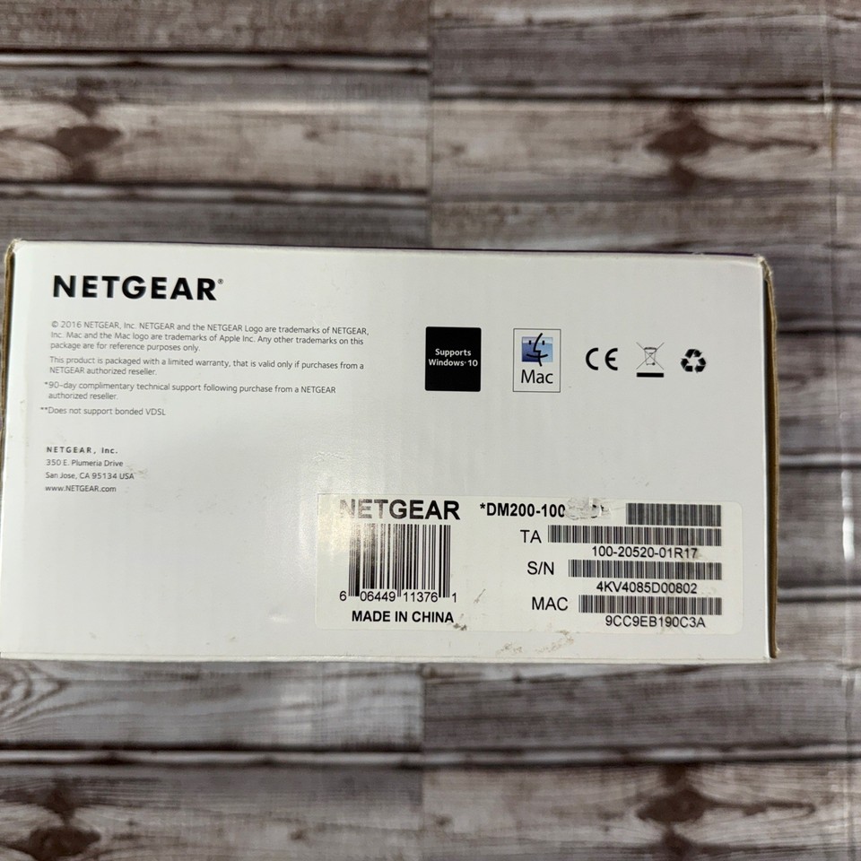 NETGEAR Broadband High-Speed DSL Modem VDSL/ADSL (DM200)NEW sealed | eBay