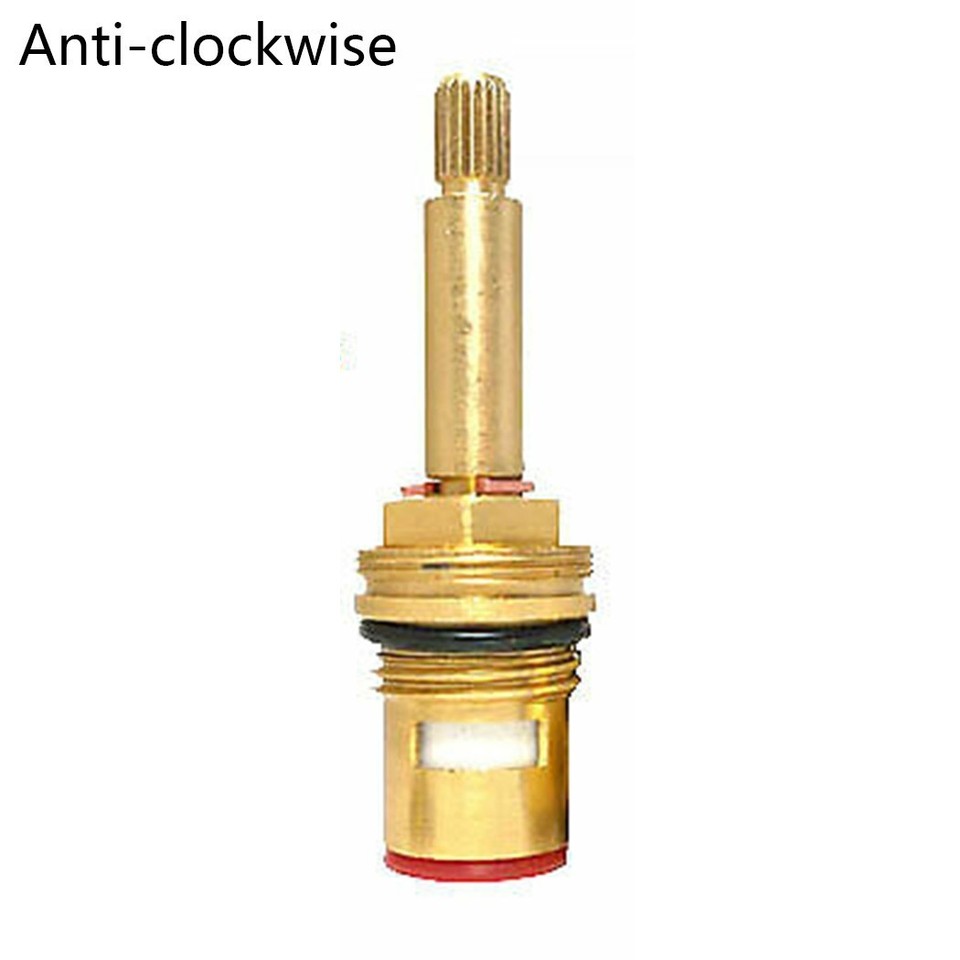 Bath 1/2 Tap Valve Cartridge Ceramic Gland X 20 Teeth Quarter Turn Flow ...