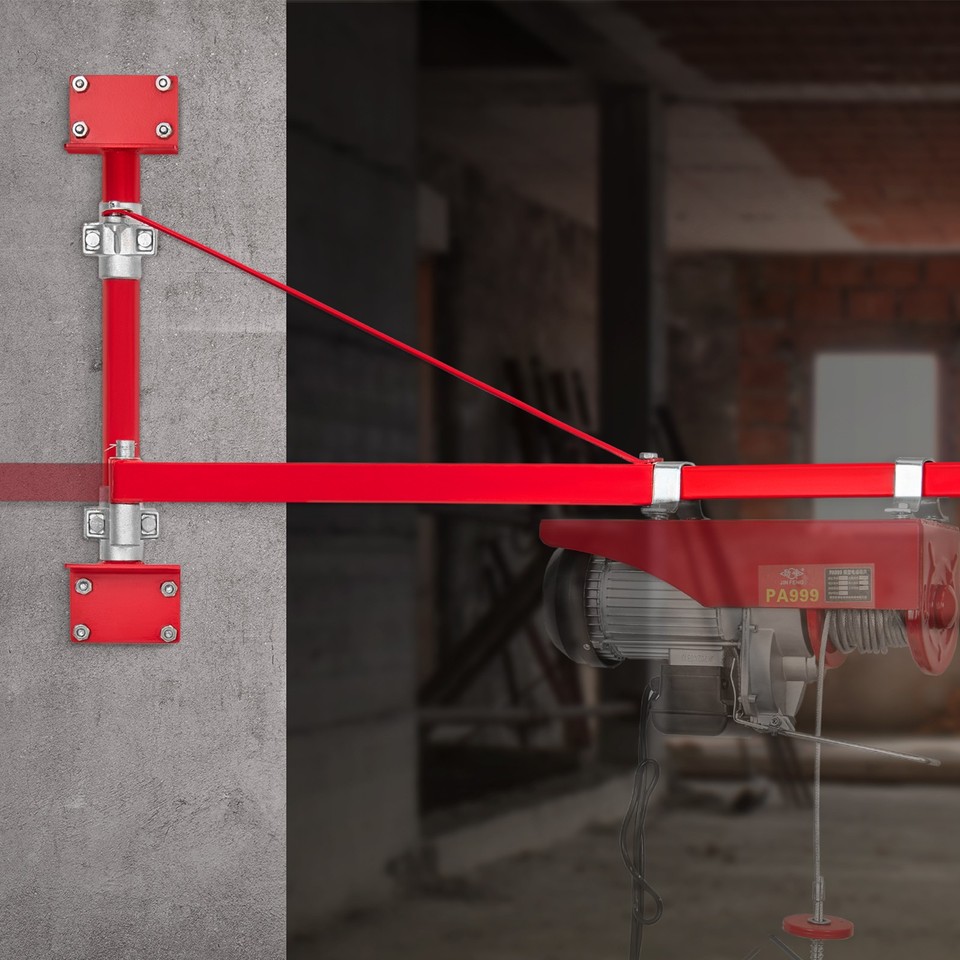 Uimoso Electric Hoist Support Arm Swinging Holder Scaffold Pole 1320lbs ...