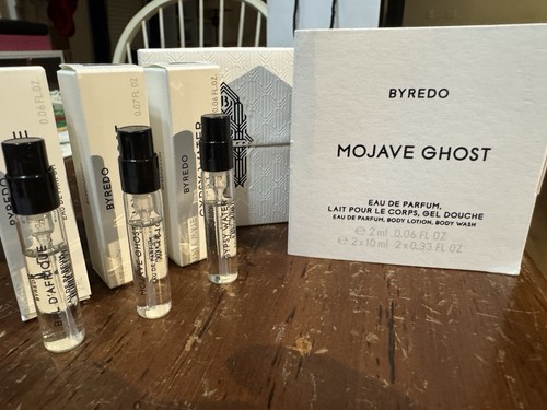 Byredo Sample Pack. Bal D'Afrique, Gypsy Water, Mojave Ghost. Bonus ...