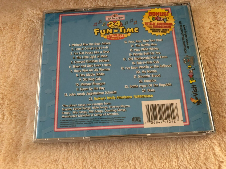LET'S SING AND LEARN-24 More Fun-Time Favorites - Vol. 2 (CD) ©1997 ...