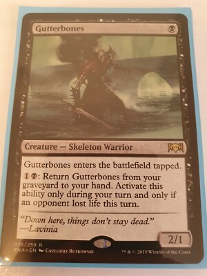 MTG Gutterbones [Ravnica Allegiance] | eBay