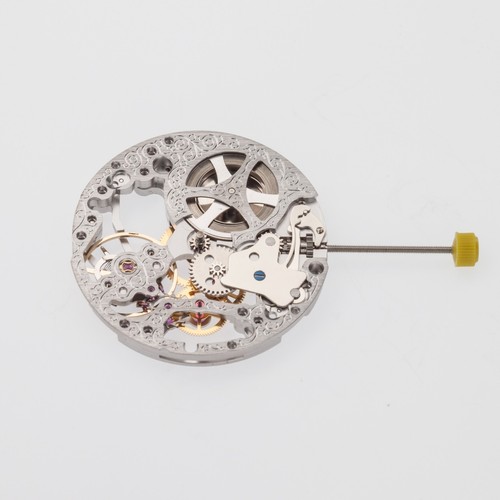 ETA movement werk Unitas Mouvement 6498-1 skeleton rhodium art deco ...