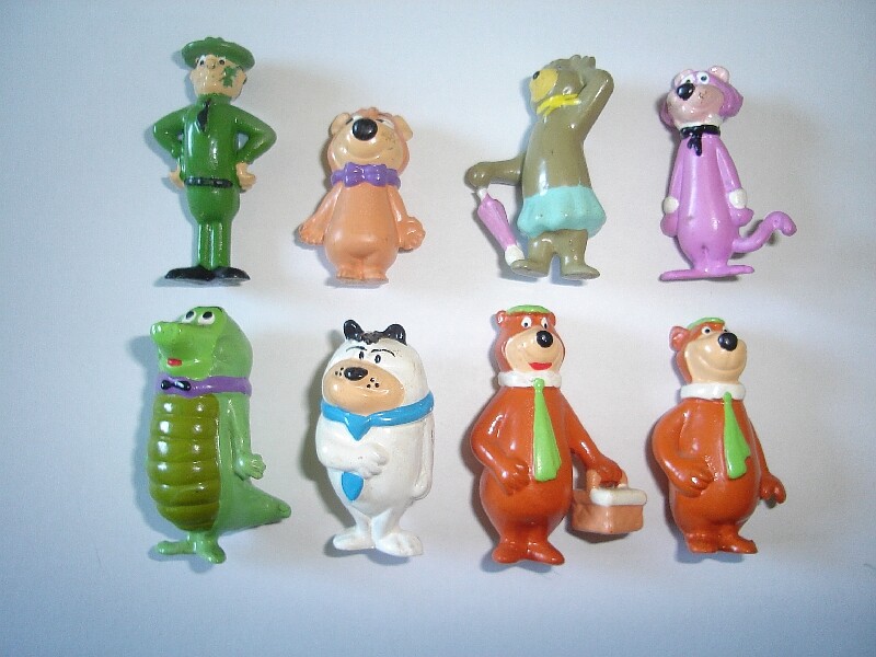 YOGI BEAR FIGURINES SET HANNA BARBERA 1994 ZAINI FIGURES COLLECTIBLES ...