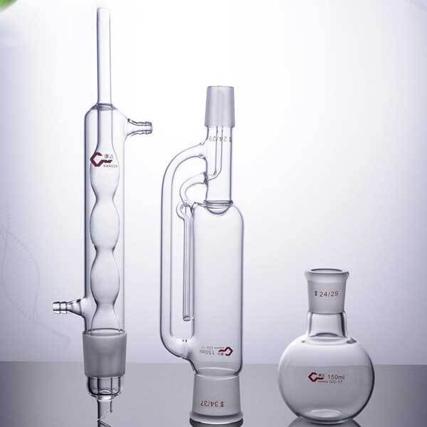 60ml - 1000ml Soxhlet Extractor Extraction Laboratory Flask Condenser ...