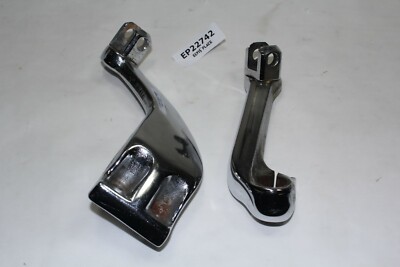 FXR mid foot controls mounts chrome Harley FXRT FXRS FXLR FXRD FXRP ...