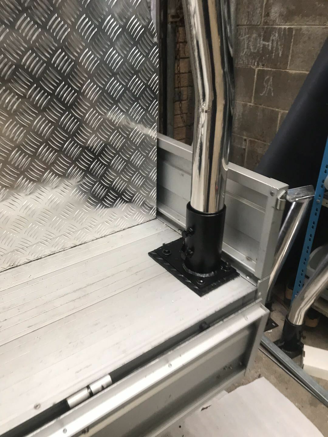 Alluminium Ladder Rack Adjustable Width, Fit All Sizes Tray (#547 ...