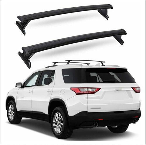2PCS Roof Rail Racks Cross Bars Crossbars Fits for Chevrolet Traverse ...