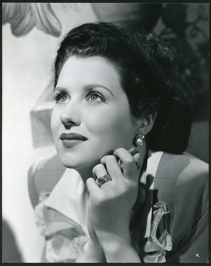 RUTH WARRICK Original Vintage 1940s BACHRACH Stamp RKO PORTRAIT Photo ...