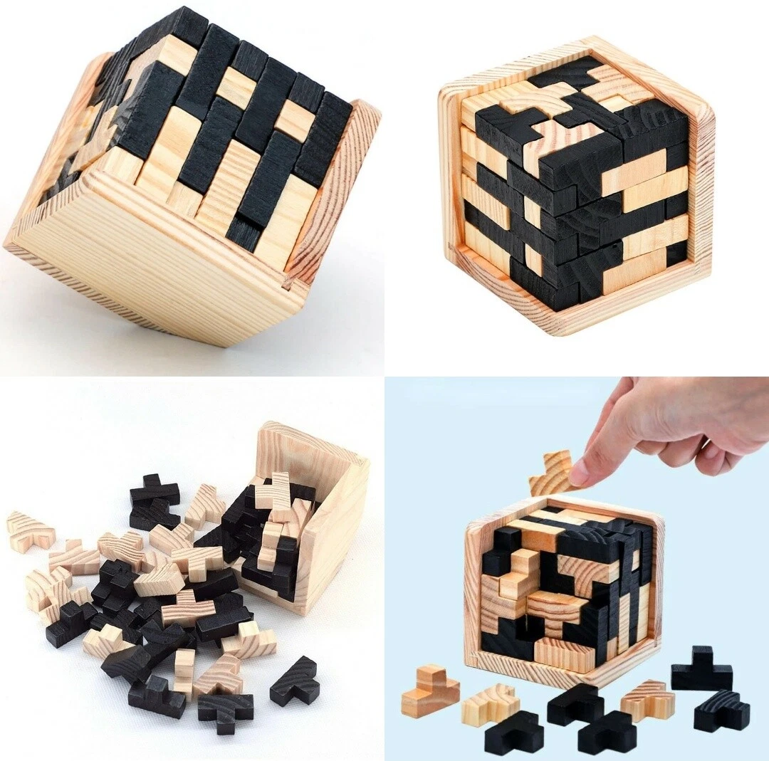 3d Wooden Cube Puzzles