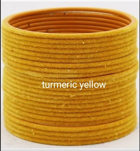 24 Velvet metal bangles for all occasion - Good Quality Bangles | eBay